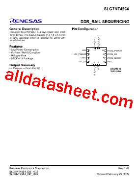SLG7NT4964V Datasheet PDF Renesas Technology Corp