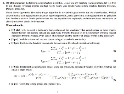 Solved Please Complete The Machine Learning Task Using A Chegg
