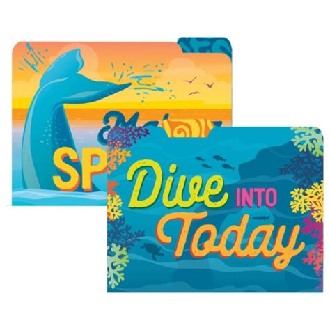 Eureka Seas The Day File Folders 4 Per Pack 6 Packs 4 Per Pack 6