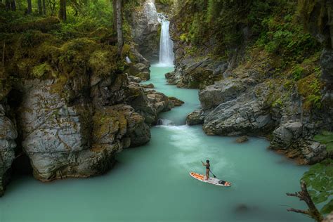 Glacier Water Falls Ii Photograph By Fred Zhang Fine Art America
