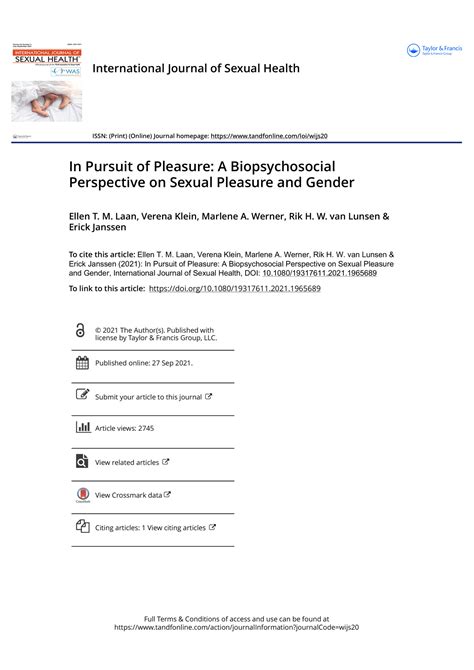 Tpp Publications The Pleasure Project