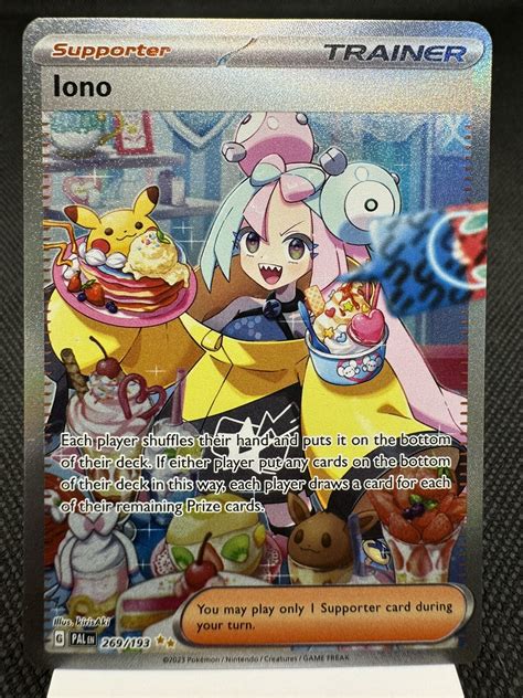Iono 2023 Scarlet And Violet Paldea Evolved 269 193 Special