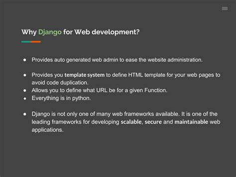 Introduction To Django PPTX Web Design And HTML Internet