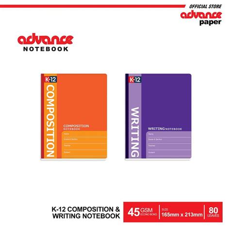 Easywrite K 12 Notebook 80 Lvs Assorted Colors Shopee Philippines