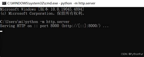 Python3自带服务：轻松开启与后台管理python3启动web服务 Csdn博客