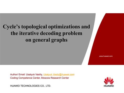 Cycles Topological Optimizations And The Iterative Decoding Problem On