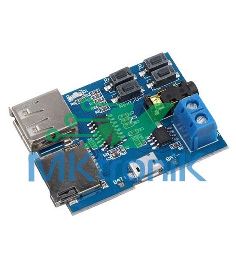 E4 MODULO REPRODUCTOR MP3 3W CON ALIMENTACION EXTERNA USB MICROSD