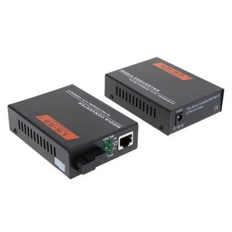 Max 2x 1000mbps External Ethernet Media Converter Single Mode Fiber Transceiver At ₹ 3367 00