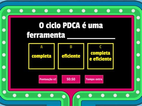 Ciclo Pdca Gameshow Quiz