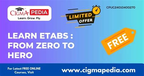 learn etabs from zero to hero free udemy course cigma pedia