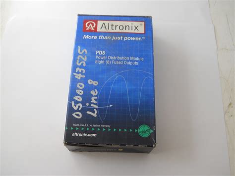 Pd8 Altronix 28 Vac 28vdc 8 Individually Fused Outputs
