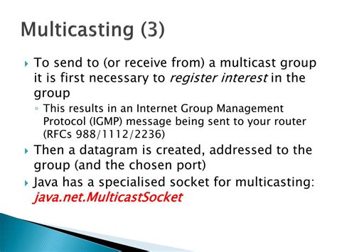 ppt multicasting program powerpoint presentation free download id