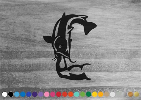Noodling Flathead Catfish Vinyl Decal Sticker For Car Truck Rv Camper