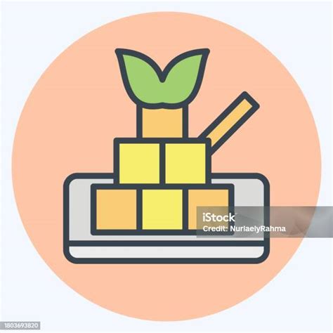아이콘 터키 딜라이트 터키 상징과 관련이 있습니다 색상 메이트 스타일 심플한 디자인 편집 가능 간단한 일러스트레이션 고급에 대한 스톡 벡터 아트 및 기타 이미지 Istock