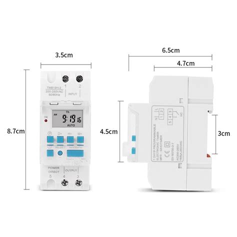 Sinotimer Tm919h 1 110v 16a Din Rail 4 Pins Voltage Output Digital Switch Timer Automatic Cycle