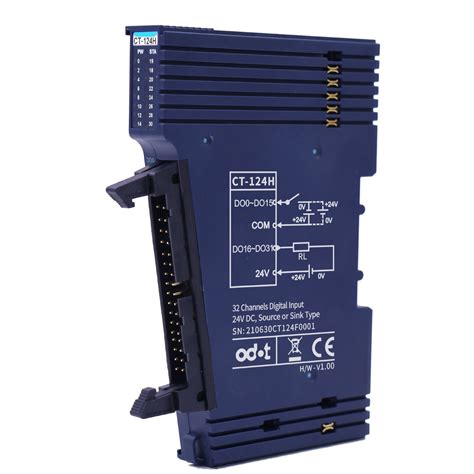 Working Degree Channels Digital Input Sink Or Source Pin Male Connector VDC