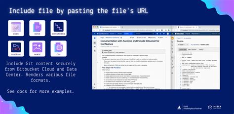 Include Bitbucket For Confluence Markdownasciidocplantuml Atlassian Marketplace