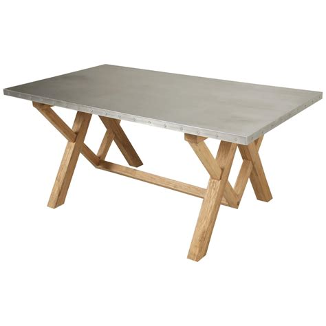 Zinc Top Dining Room Tables At Tayla Stang Blog