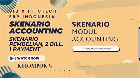 Simulation And Transaksi Database Odoo Demo Skenario Accounting Sib X