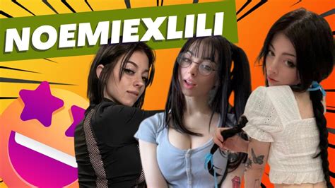 Noemiexlili Beautiful Social Media Cosplayer Youtube