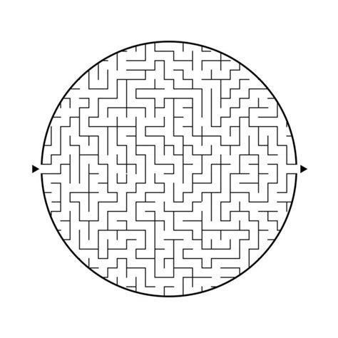 Circular Maze Vector Art Icons And Graphics For Free Download