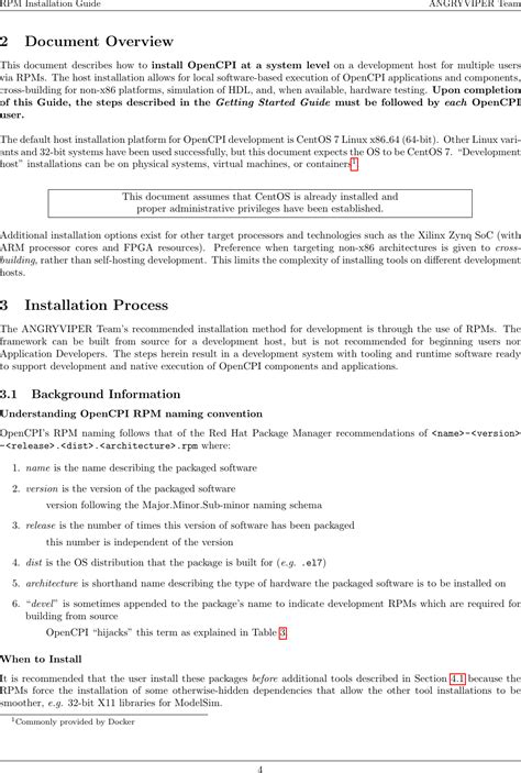 RPM Installation Guide