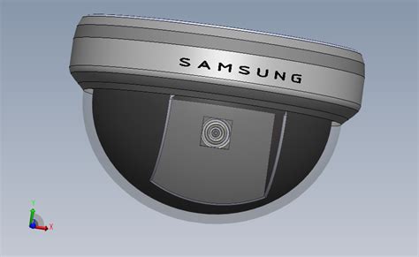 安全摄像机 监视器 solidworks 2014 模型图纸下载 懒石网