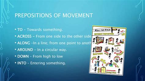 Prepositions Of Movement Or Direction Pptx
