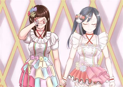 Yuuki Setsuna And Kusunoki Tomori Love Live And More Drawn By Ashiro Ashiro Ym Danbooru