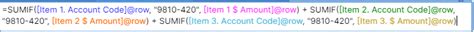 sum multiple values in a row based on multiple criteria — smartsheet