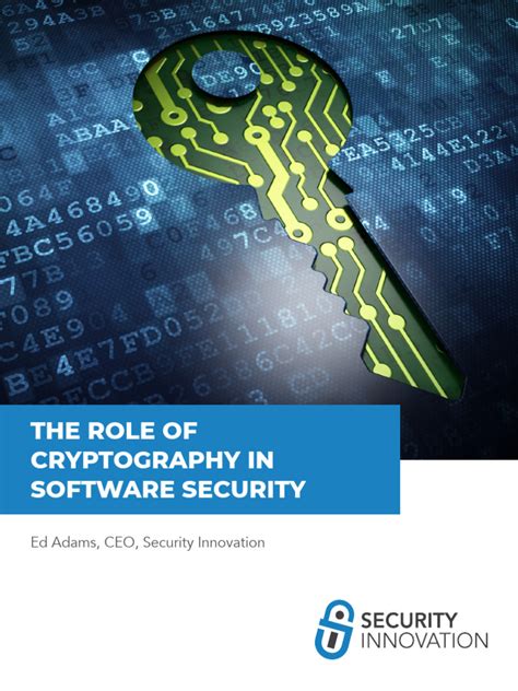 Role Of Cryptography In Software Security Pdf Transport Layer