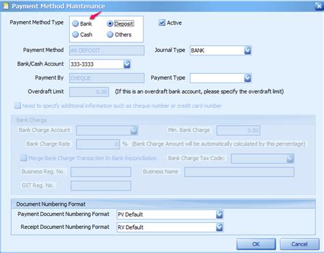 Troubleshooting Message Box ‘please Select A Deposit Document For The Payment Method Prompted