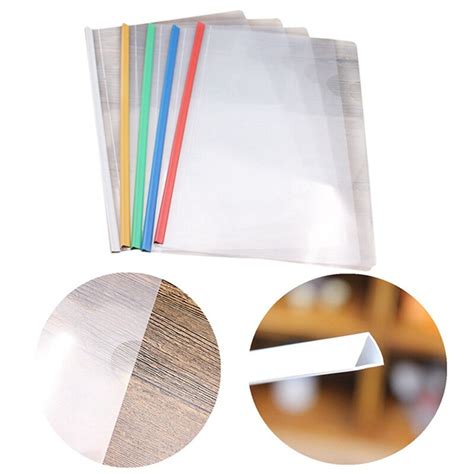 10 Pcs Set Random Color Stationery Report Cover And Vicedeal