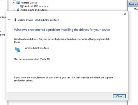 facing this problem in win 10 can t install adb r androiddev