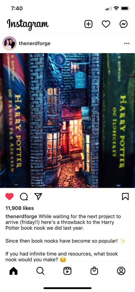 Harry Potter Book Nook ️