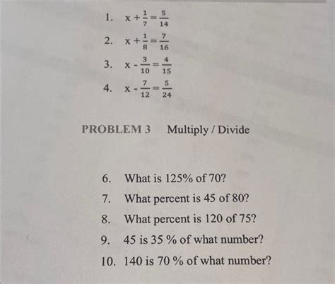 Solved 1 X71145 2 X81167 3 X−103154 4 X−127245
