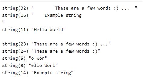 Understanding Trim In PHP For Complex Programming
