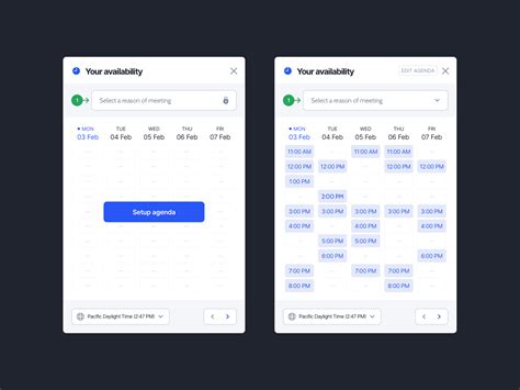 Calendar Widget By Widr On Dribbble