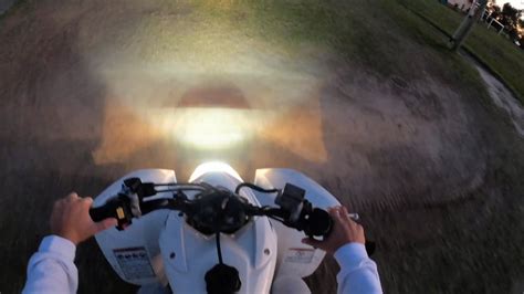 Wheelie From 1st To 4th Gear Across My Yard Beginner Wheelie Ratv