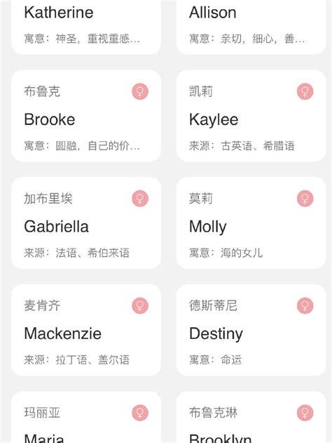 女生的英语名字有哪些 女生的英语名字有哪些 实用查询