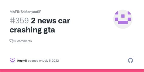 2 News Car Crashing Gta · Issue 359 · Mafins Menyoosp · Github