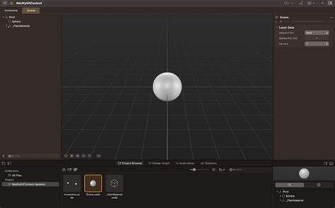 Visionos Reality Composer Pro の試してみた