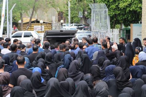 مرکز آموزشی درمانی حضرت علی اصغرع مراسم تشیع و وداع با همکار ارجمند