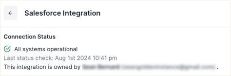 configure a salesforce integration catalyst software