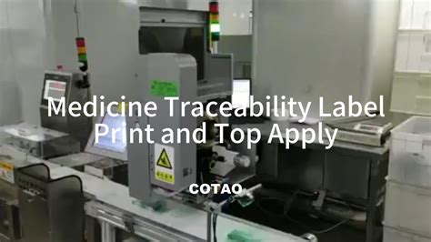 H400a High Printer Applicator Medicine Traceability Label Print And