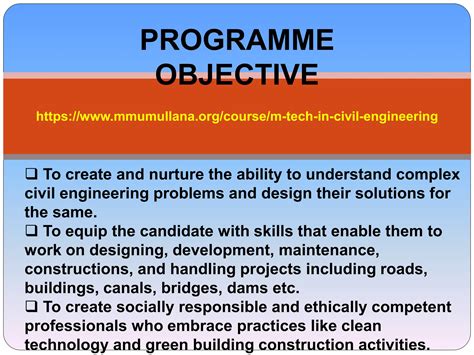 m tech civil engineering pptx