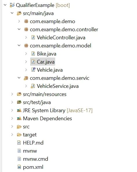 qualifier example in spring boot dev community