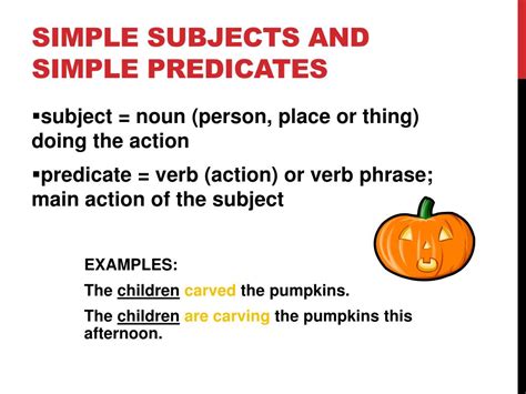 Example Of Simple Predicate And Simple Subject Design Talk