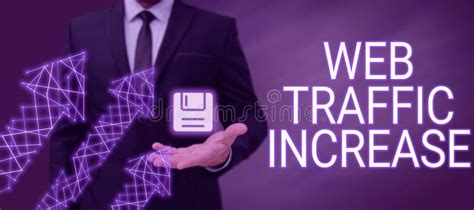 conceptual caption web traffic increase business approach expand