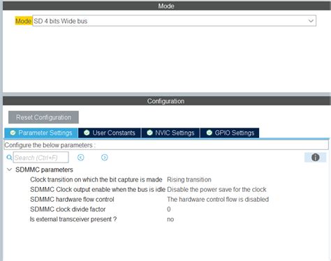 How To Configure Sd Card Via Stm32cubeide Stmicroelectronics Community